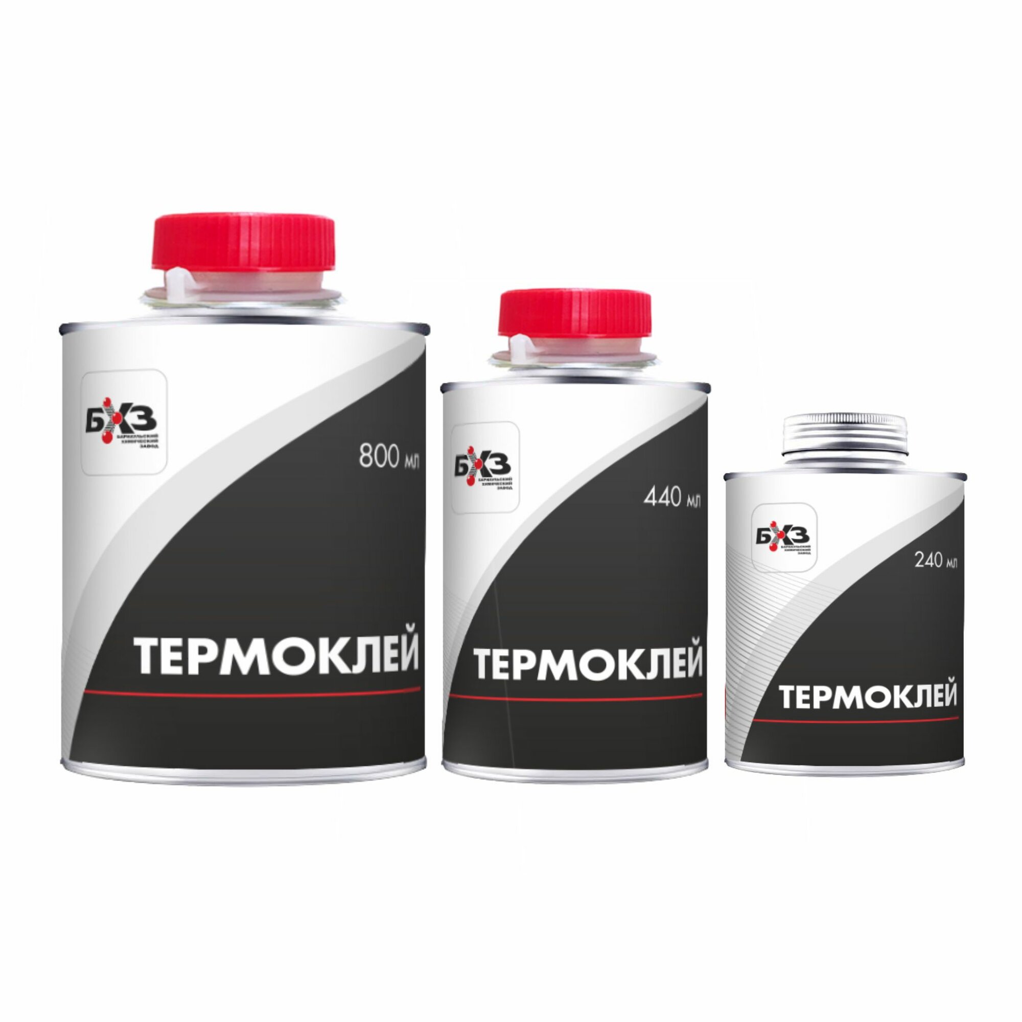 Термоклей БХЗ для заплат линейки ПРТ банка с кистью 440мл