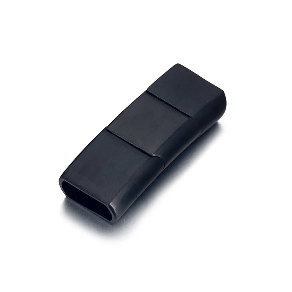 Магнитные застежки EMBLAASK из нержавеющей стали 12*6 мм, 8*5 Черный, Inner Hole 12x6mm, Matte Black