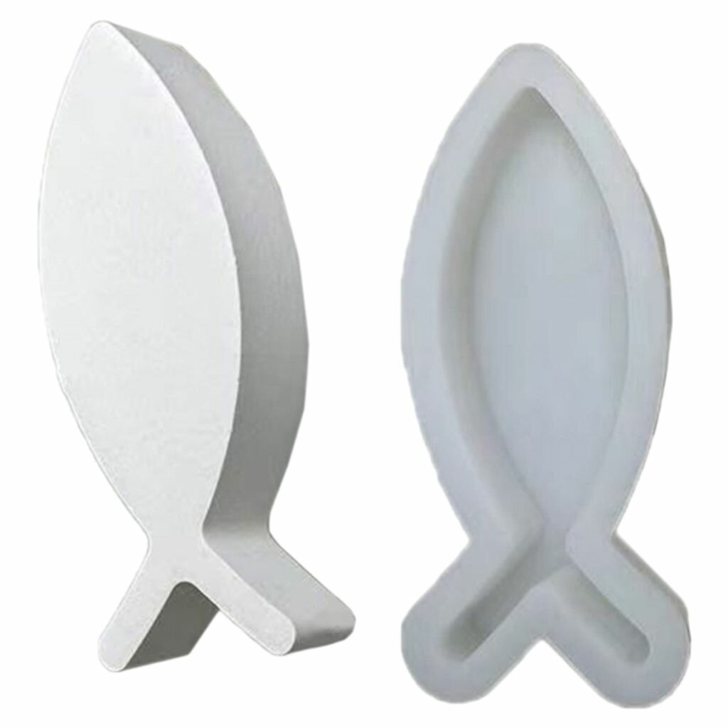 Силиконовая форма для фигурки рыбы - B