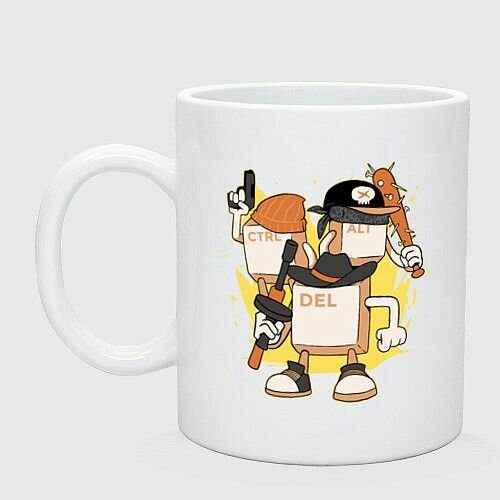 CTRLALTDEL для программиста Керамическая кружка