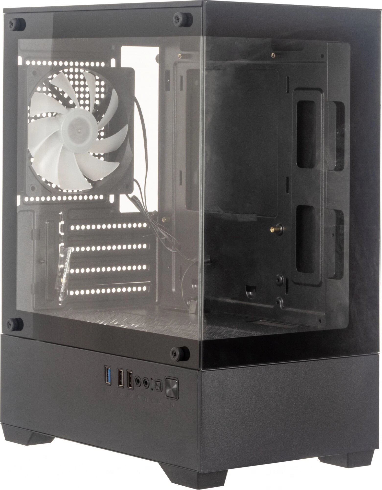 ACC-ZCU2B / Корпус mATX Accord ACC-ZCU2B, Midi-Tower, без БП, черный