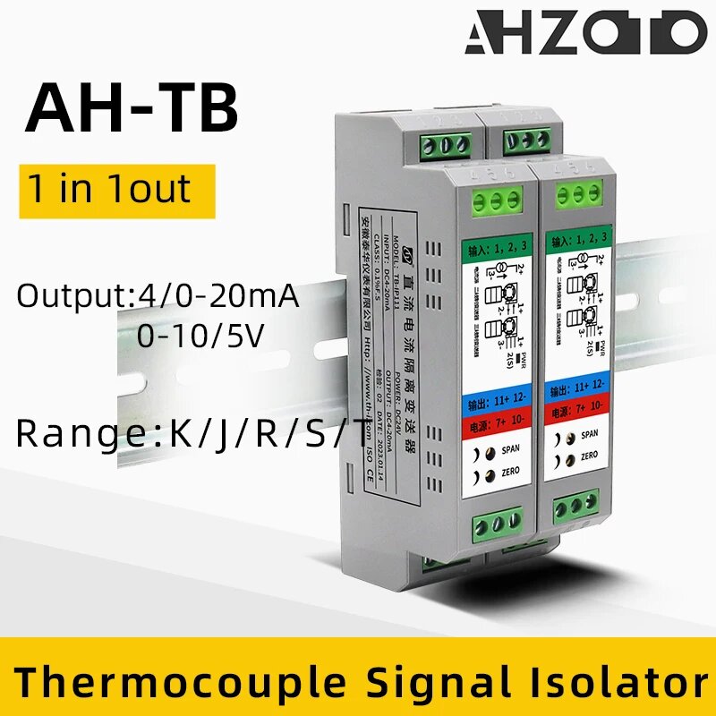 Преобразователь термопары SOWAKAM, диапазон -50-1760C