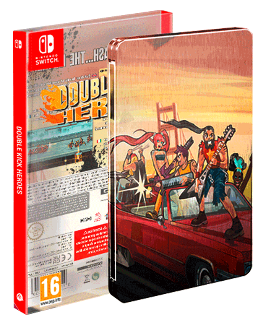 Double Kick Heroes Steelbook Edition Nintendo Switch (русская версия)