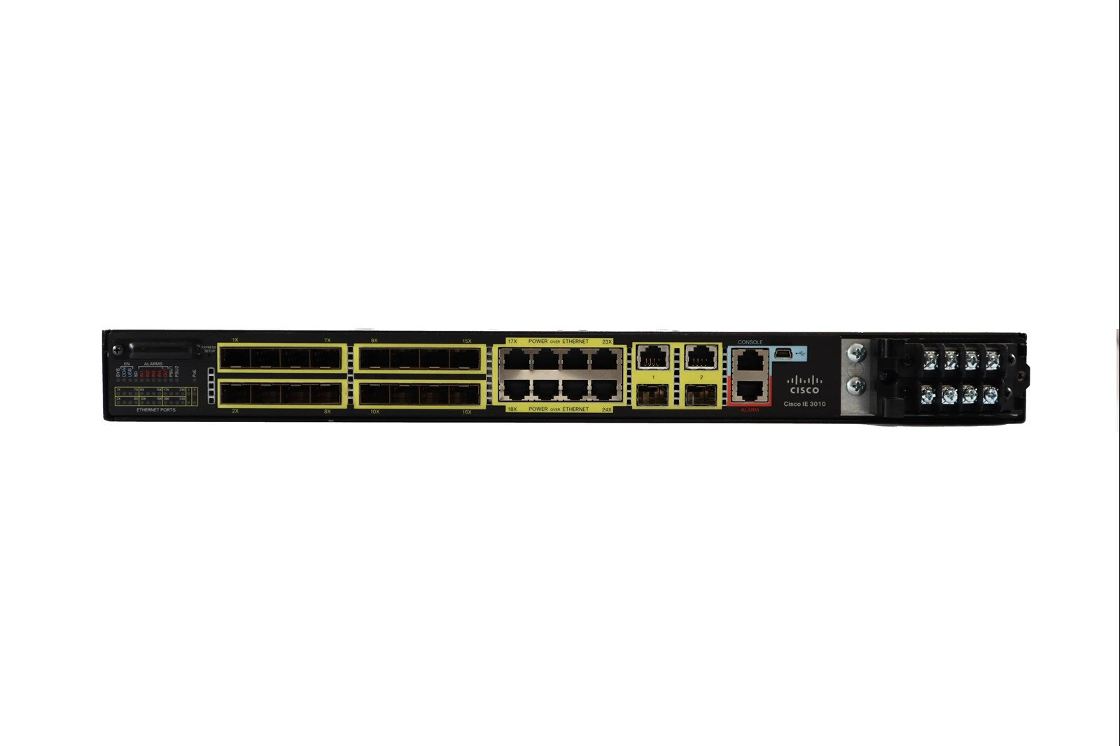 Коммутатор CISCO IE-3010-16S-8PC 16xFE SFP 8x10/100Base-TX POE 2xGE/SFP