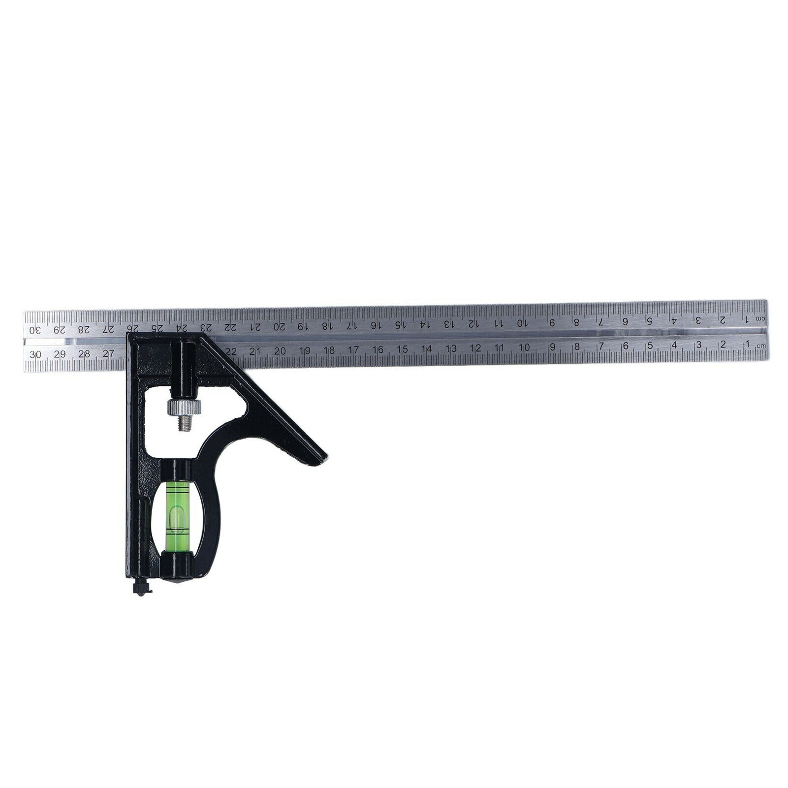 Стальной комбинированный угольник, 30 см