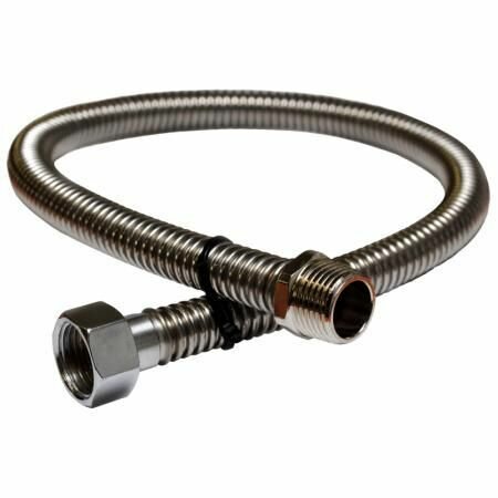 Сильфонная подводка для газа 3/4" гайка-штуцер 1,5м TIM C-G37-15