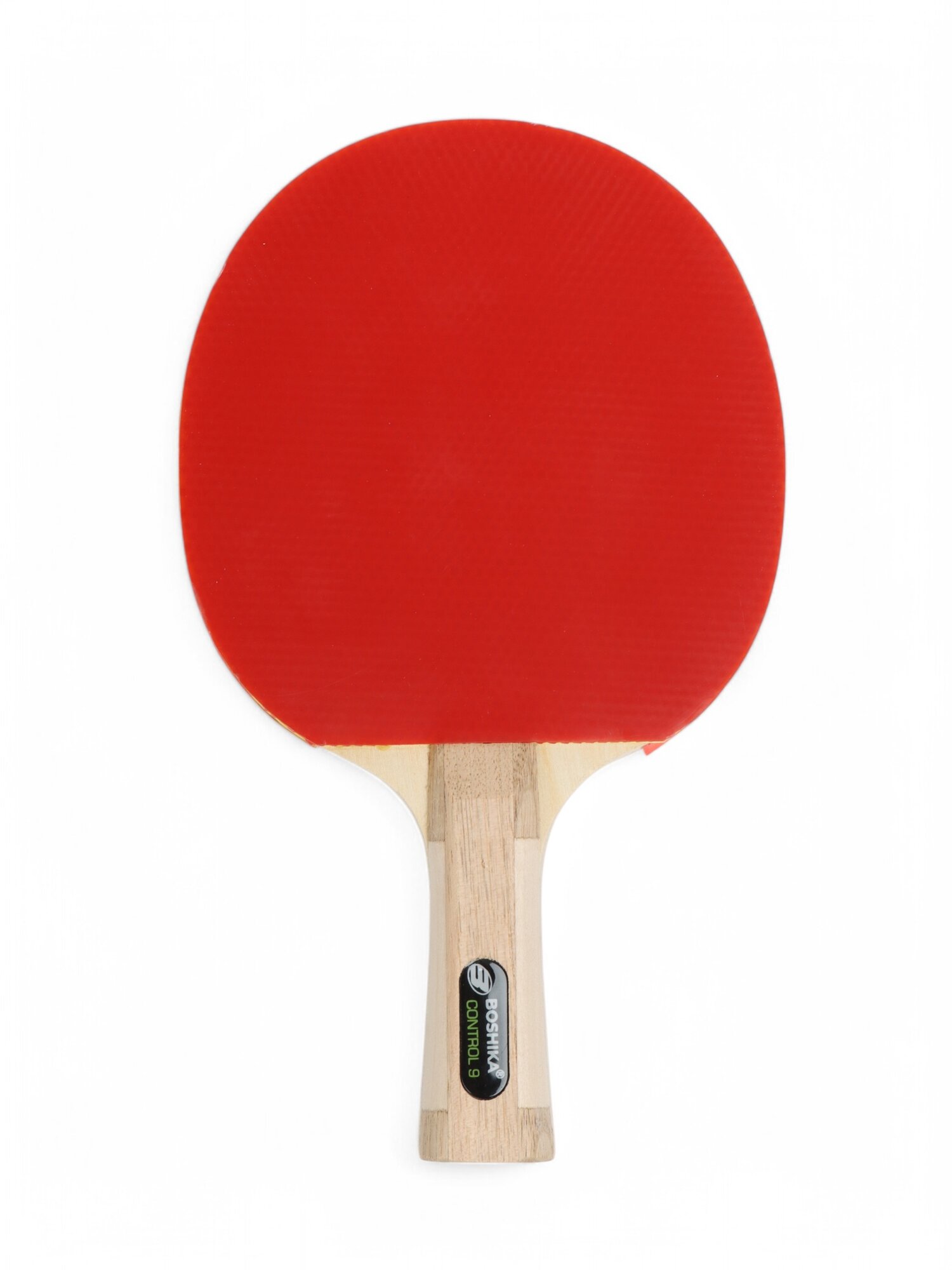 Ракетка для настольного тенниса BOSHIKA Control 9, для начинающих, губка 1.8 мм, коническая ручка