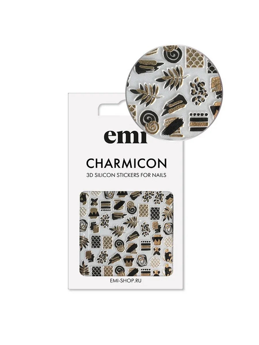 Charmicon 3D Silicone Stickers №187 Акценты