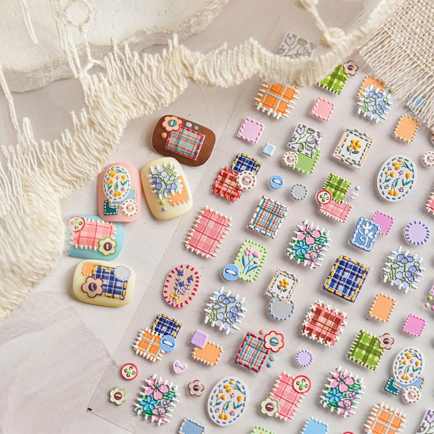 Наклейки для ногтей to4802, nail art, 5D