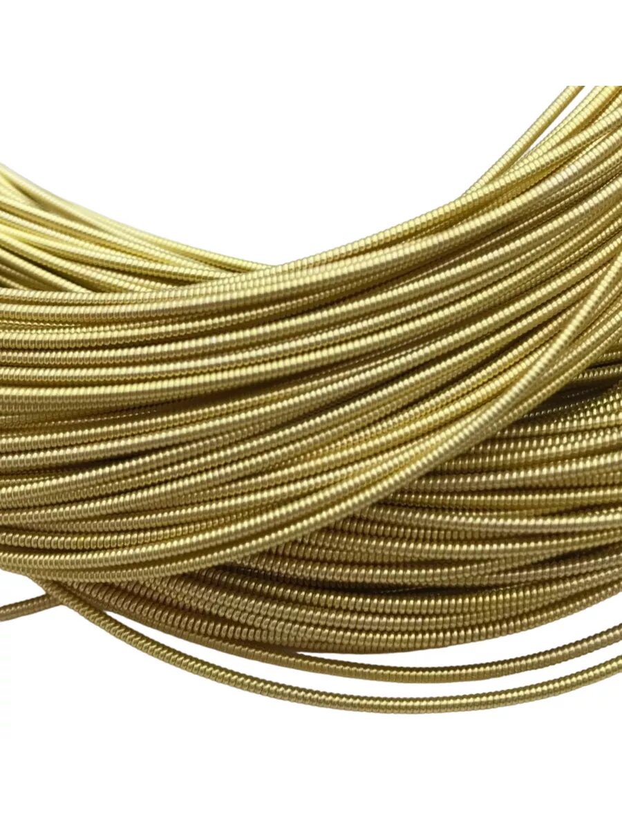 Латунь жесткая канитель