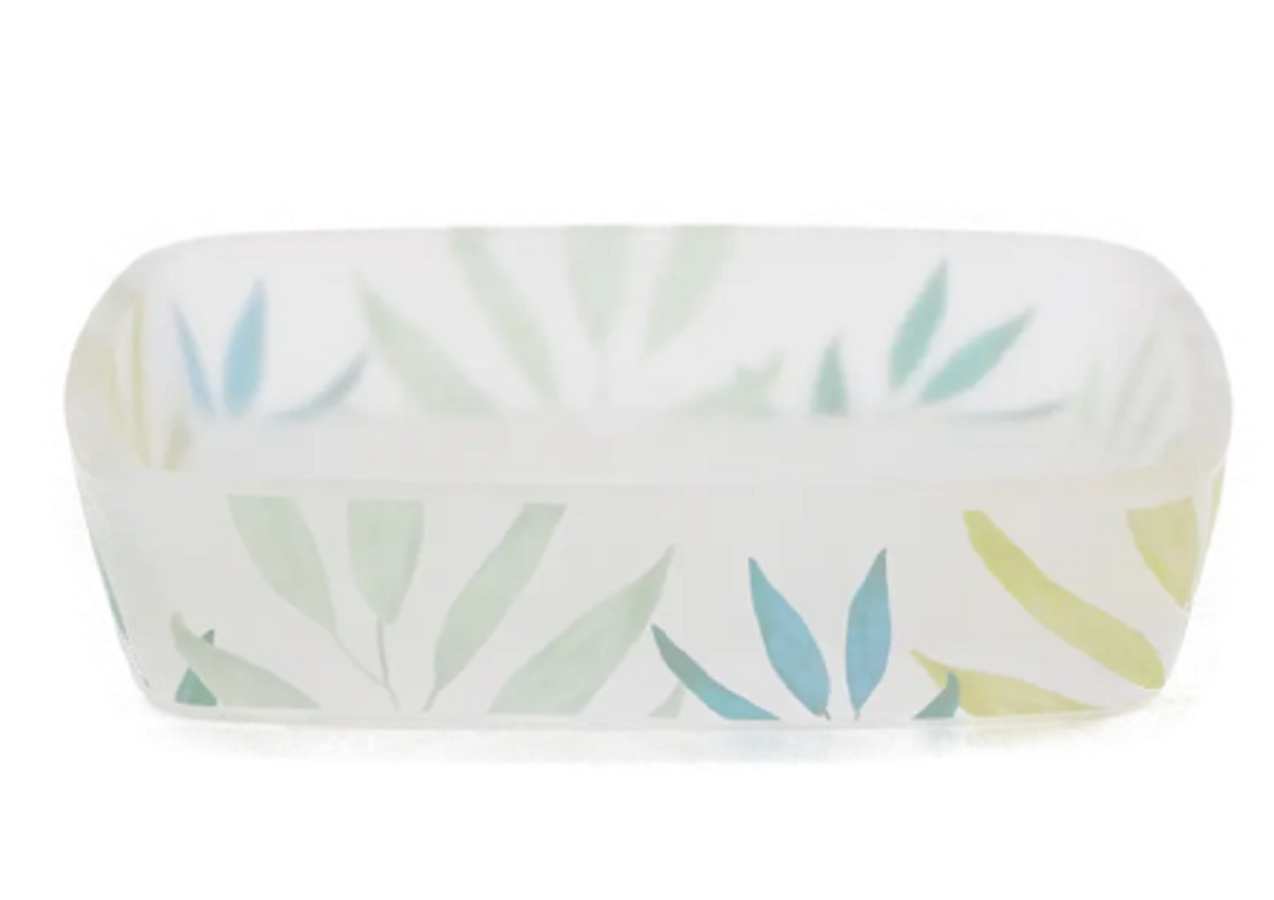 Мыльница PROFFI TROPICS, стекло, для ванной, для кускового мыла