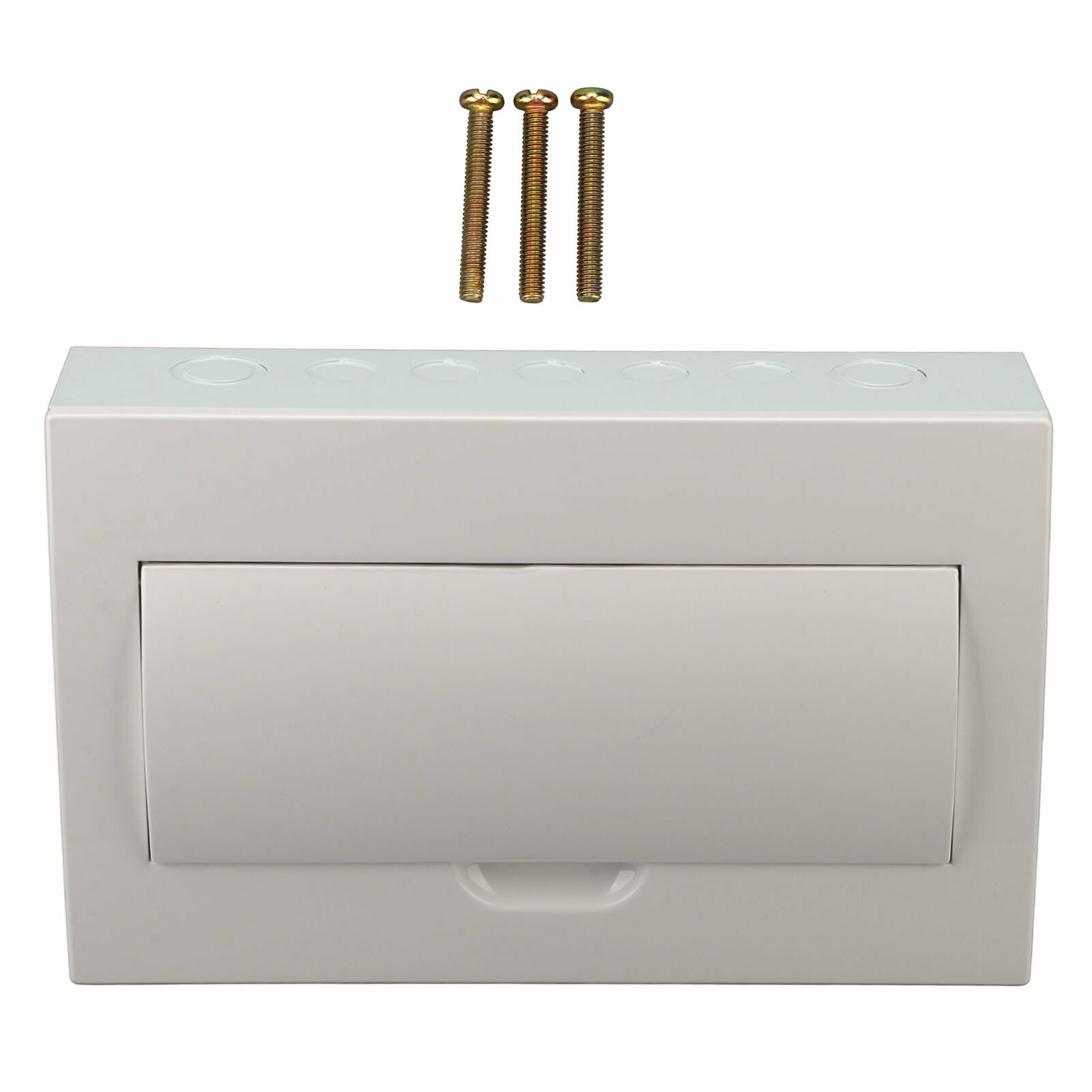 Распределительный бокс, 15 отсеков, поверхностного монтажа, с DIN-рейкой, белая крышка