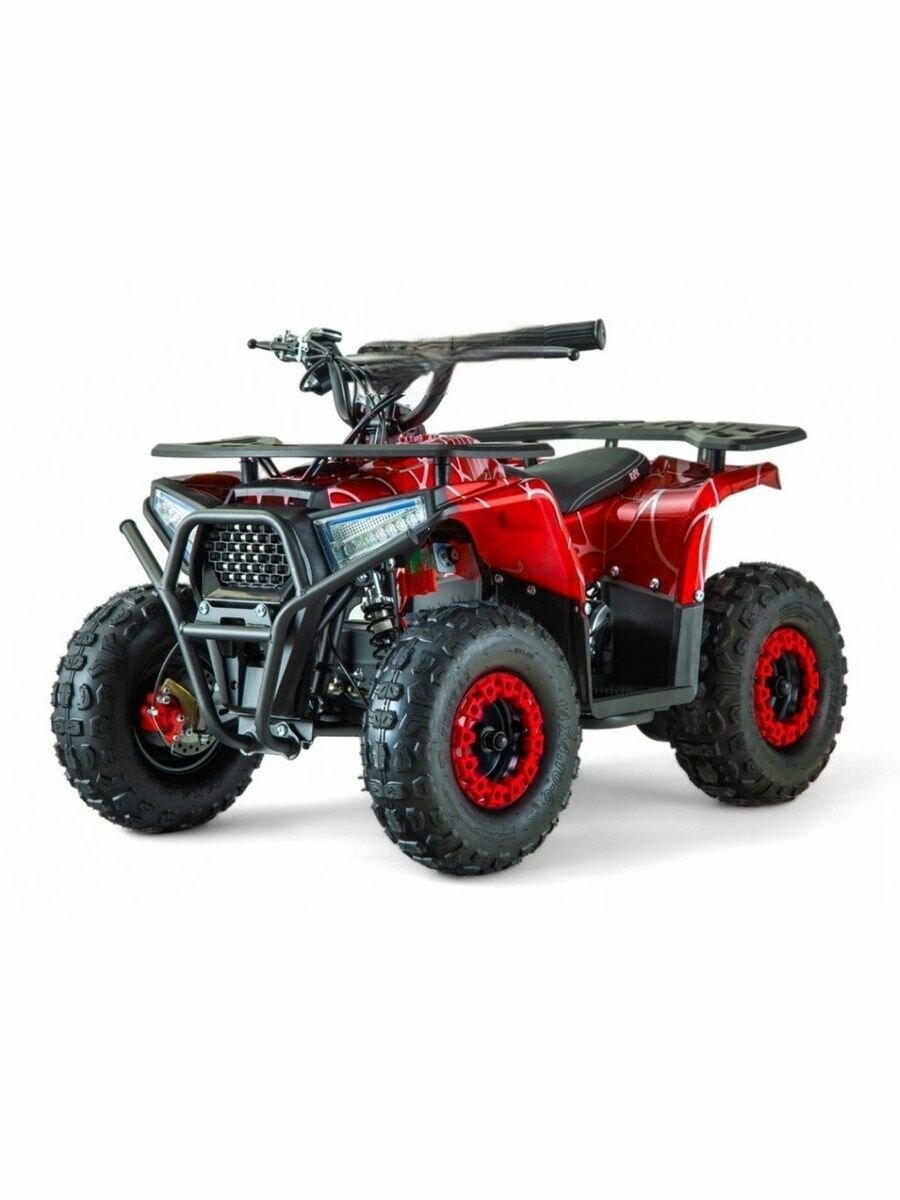 Детский электроквадроцикл MIKA LUX 48V 1200W BW красный спайдер