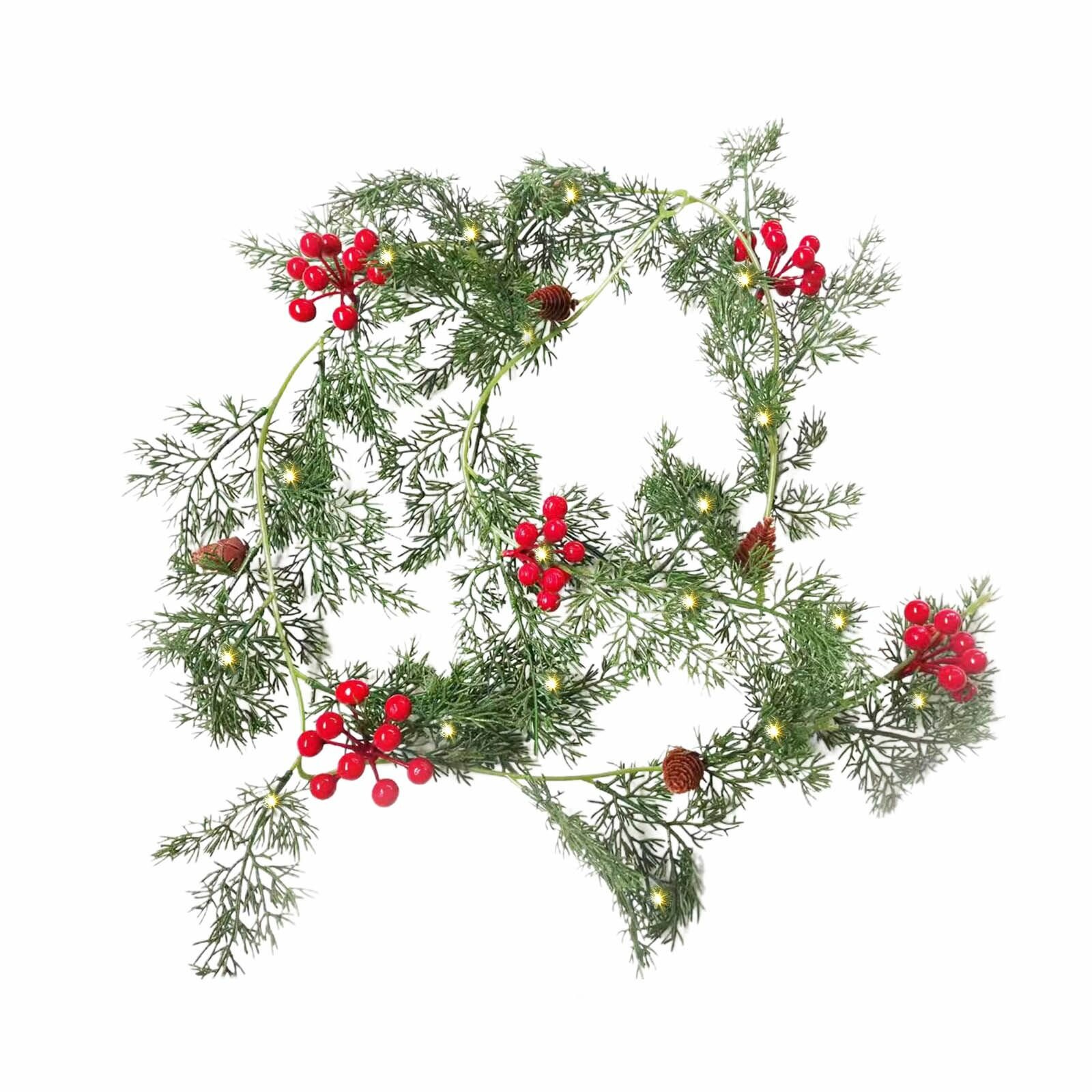 Светодиодная гирлянда в виде зеленой сосны для дома и улицы