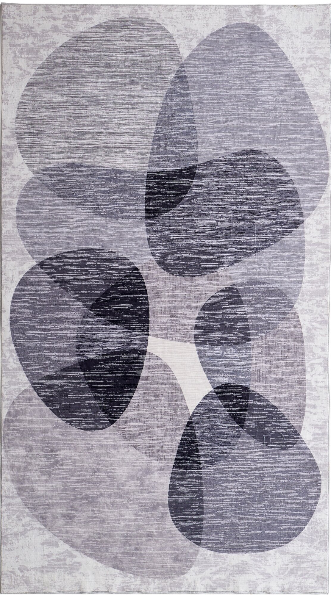 Ковер принтованный высокоплотный "Lex С660 80 x 150 см", синий