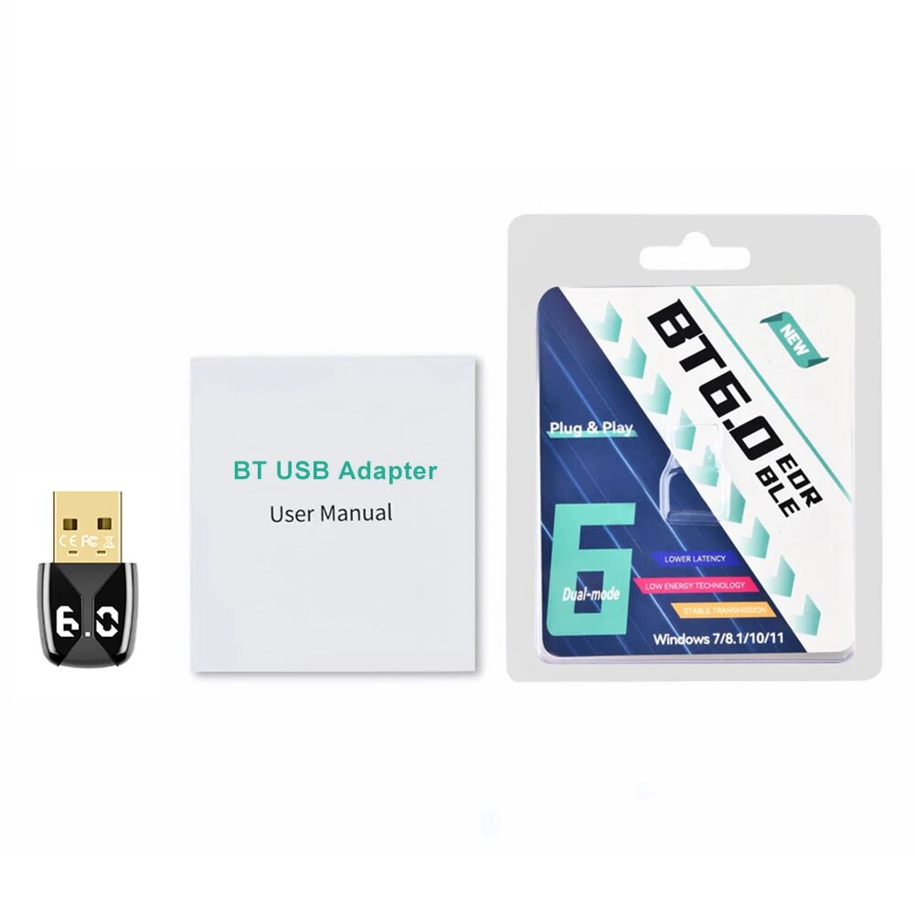 APWIKOGER USB адаптер Bluetooth 6.0