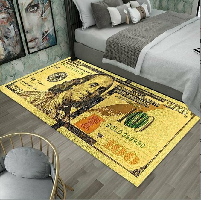 Ковры для бумажных денег - Евро, фунт стерлингов, доллар США