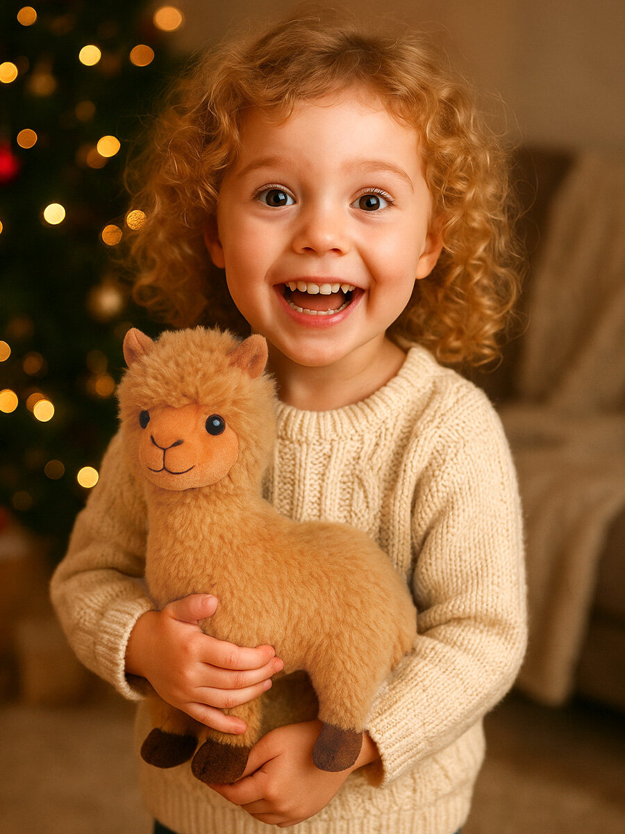 Мягкая игрушка All About Nature Альпака, серия "Животный мир", 26 см, K8928-PT