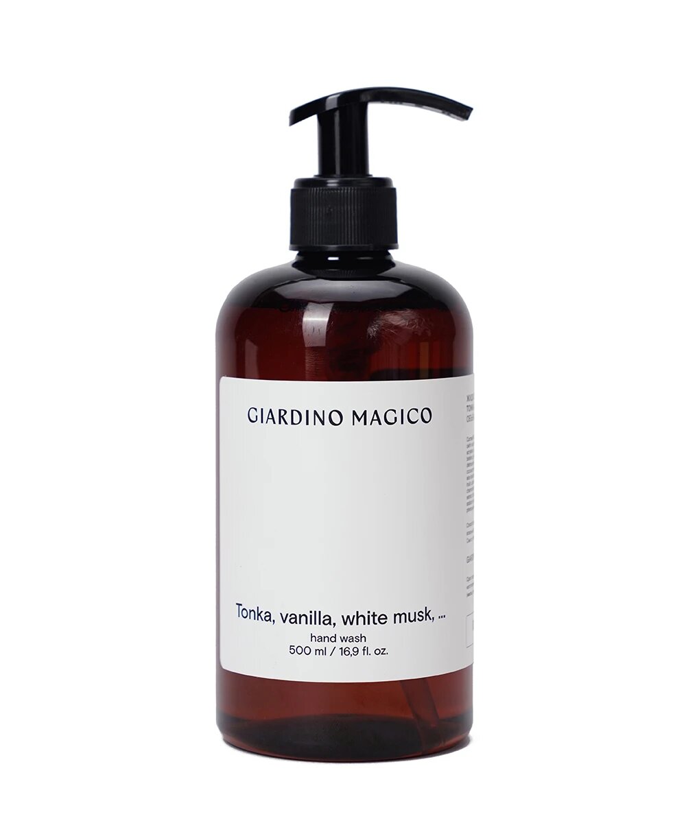 Жидкое мыло для РУК GIARDINO MAGICO TONKA, VANILLA, WHITE MUSK, , 500 мл