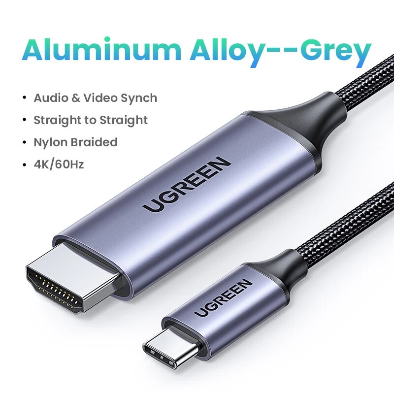 Кабель USB C HDMI UGREEN, 4K