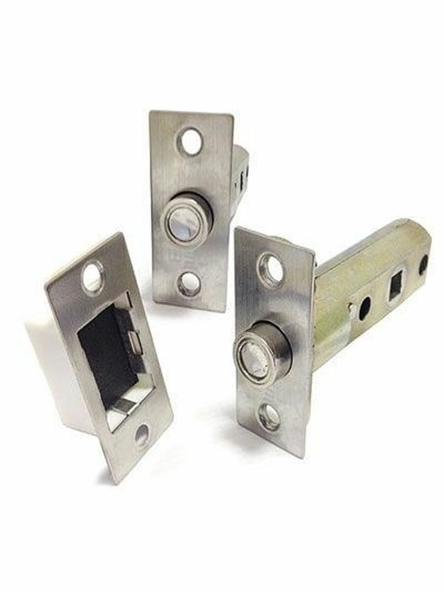 Защелка дверная магнитная L55M, Матовый никель