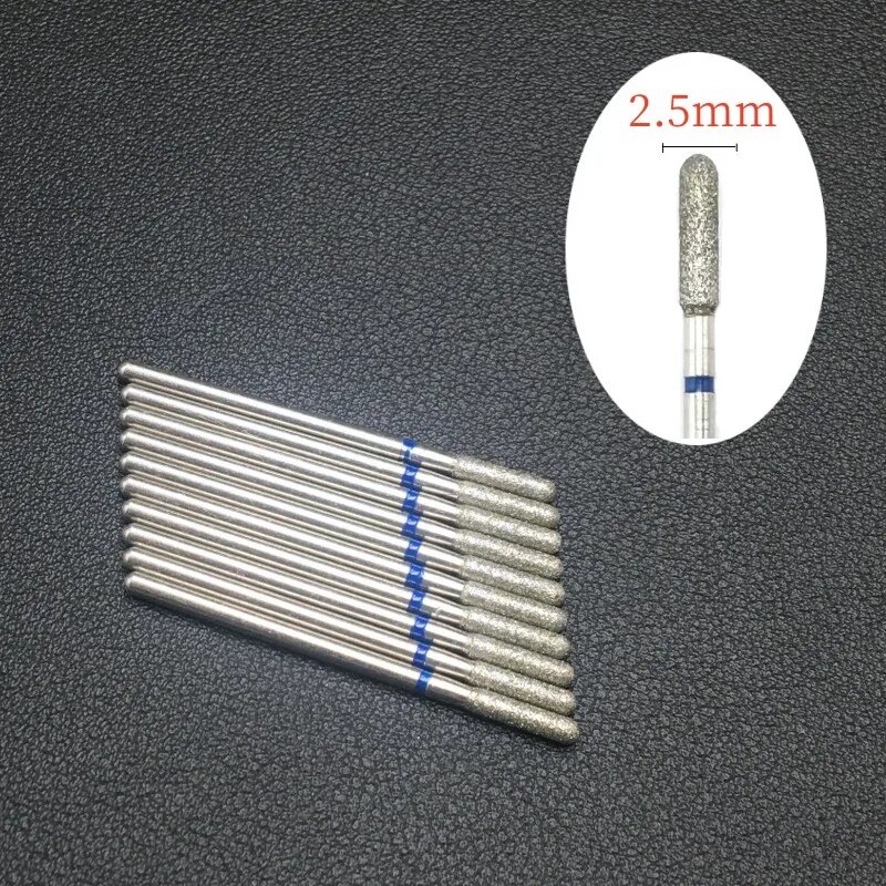 10-częściowy набор фрез для ногтей, алмазная электрическая дрель для улучшения ногтей, дрель для ногтей, дрель для чистки углов, аксессуары для заусенцев, инструмент