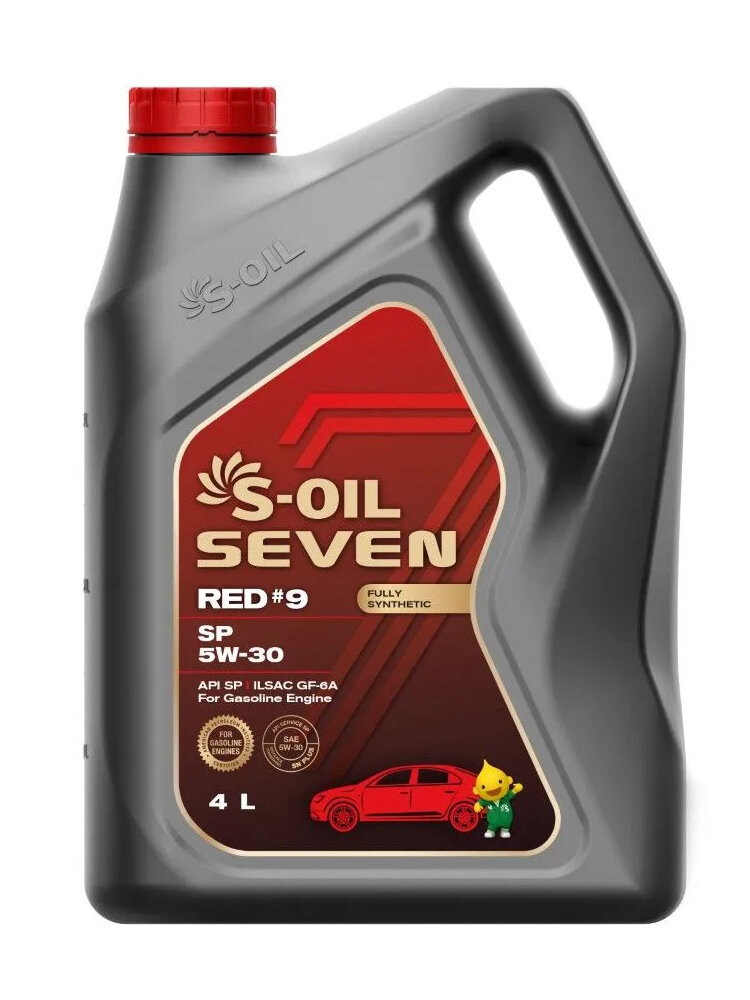 Масло моторное S-OIL 7 5W-30 RED #9 SP (4л)