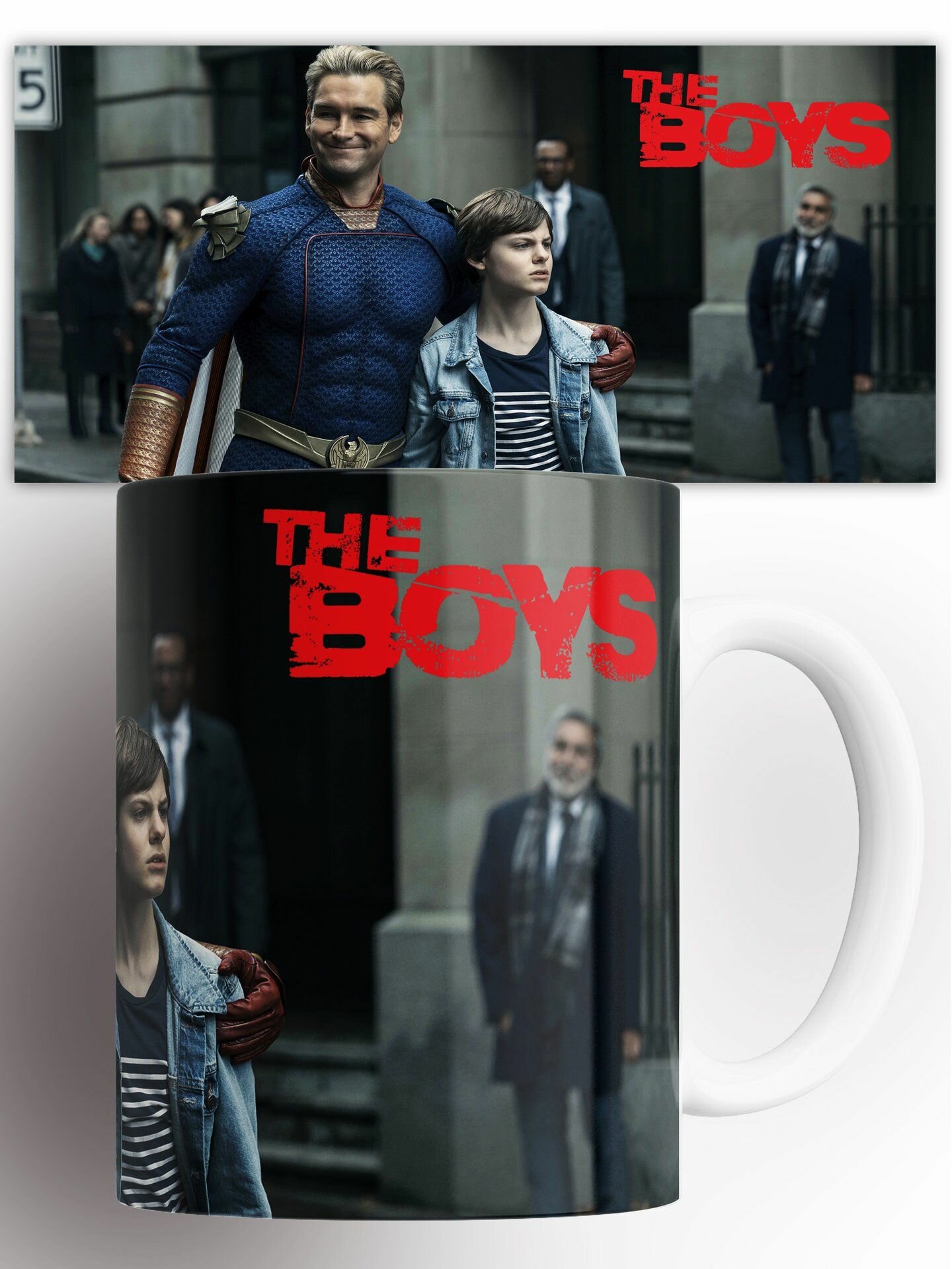 Кружка Сериалы сериал Пацаны Хоумлендер 330 мл