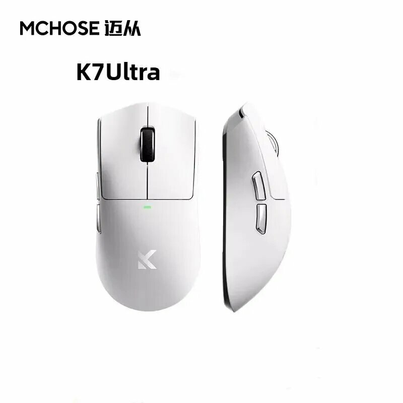 Mchose K7 Ultra Lightweight Wireless игровая беспроводная мышь-белый