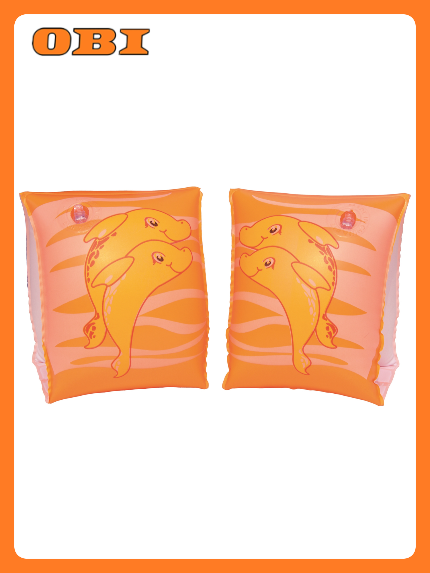 Надувные нарукавники для плавания Bestway Dolphin Armbands, оранжевый