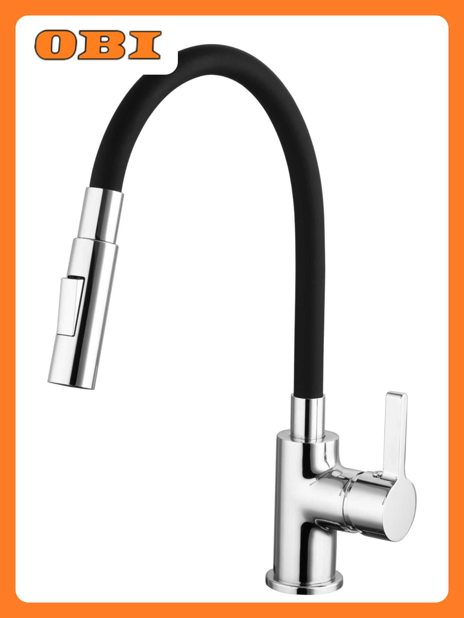 Cмеситель для кухни с гибким изливом хром TOKITO TOK-AIS-1016