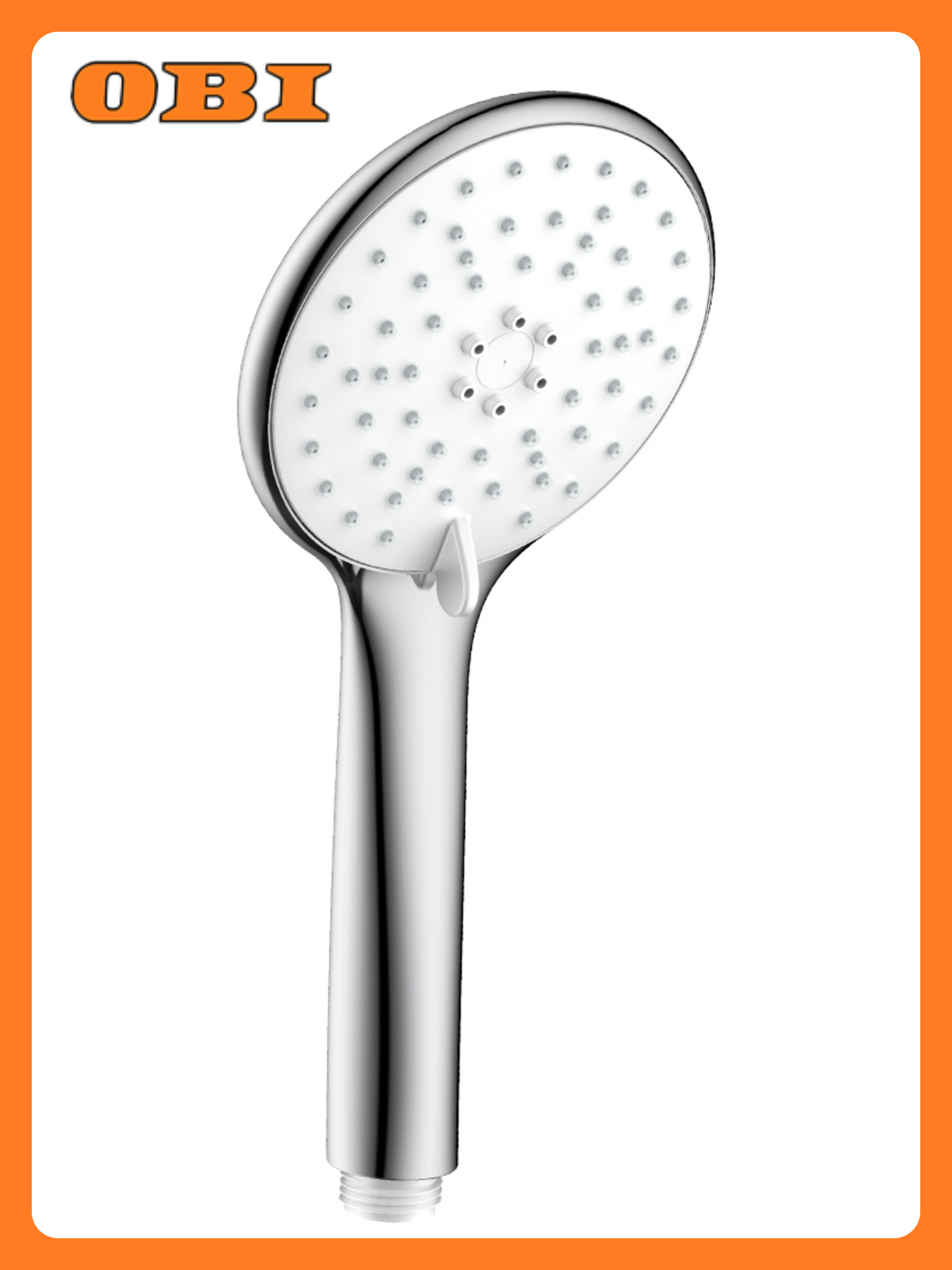 Лейка душевая Lemark LM8116C, ABS-пластик, 3 режима, серебристая