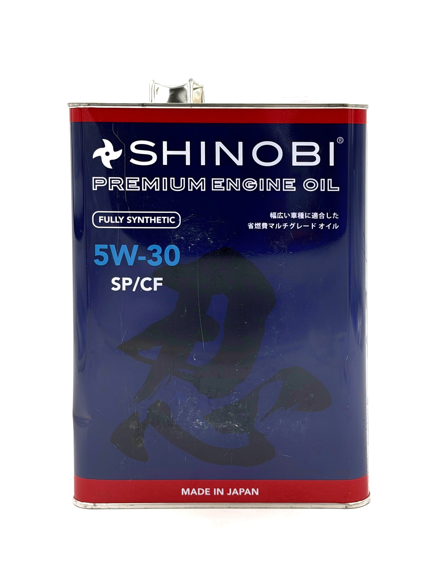 Масло моторное Shinobi Premium 5W-30 SP/CF, 4 литра, синтетическое