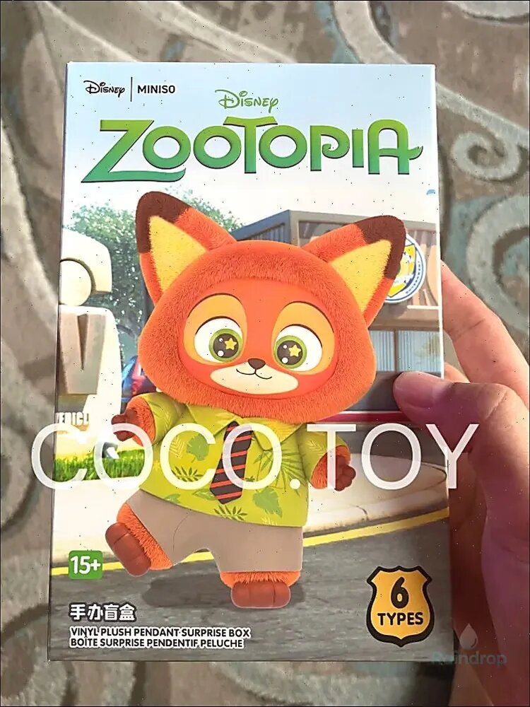 Zootopia Зверополис Лабубу Стич Labubu Stitch Игрушка сюрприз Blind Box miniso Zootopia Оригина