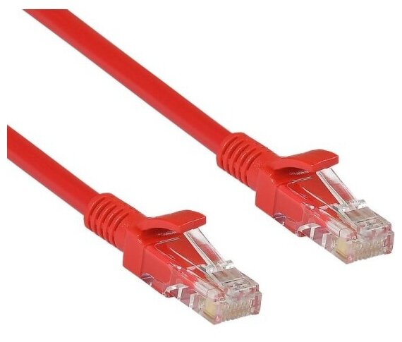 Патч-корд Exegate UTP-5e-3M-RD, UTP, cat.5e, 3м, красный