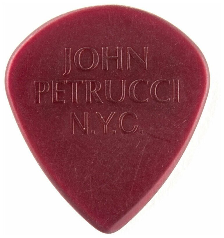 Медиаторы, толщина 1.5 мм, красный, 3 шт. Dunlop John Petrucci Primetone Jazz III 518PJPRD 3Pack