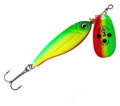 Блесна вращающаяся Blue Fox Minnow Super Vibrax BFMSV1-GYR