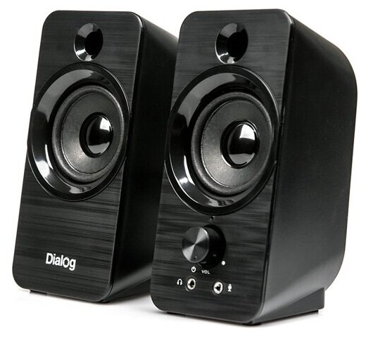 Колонки Dialog AST-17UP Black Stride 10 Вт питание от usb - чёрные