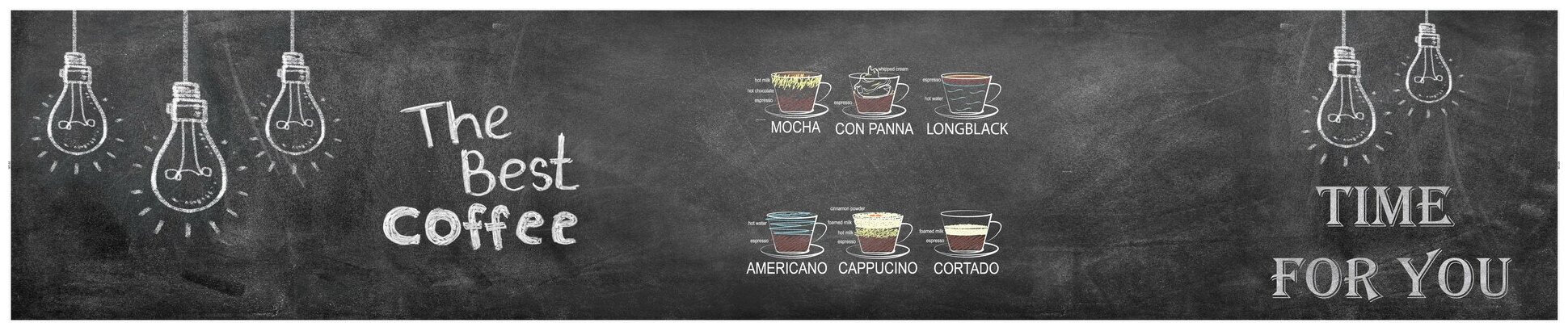 Кухонный фартук/стеновая панель для кухни/фартук на кухню 3D-эффект на основе SPC (каменно-полимерный композит) 3000*610*2мм PC 64