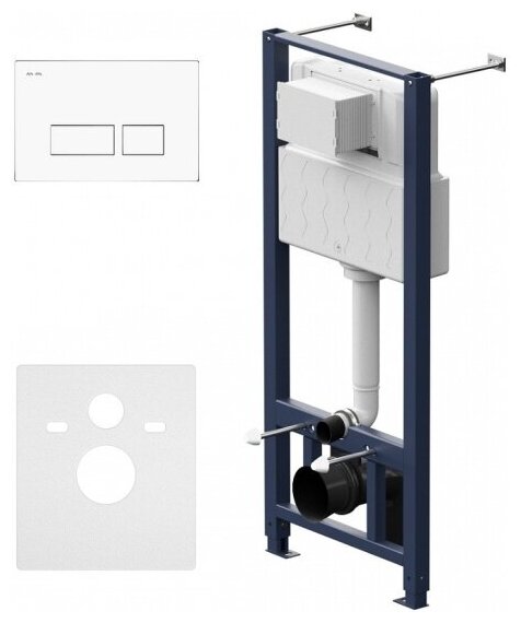 Инсталляция Am.pm I012704.7001 с пневматич клавишей