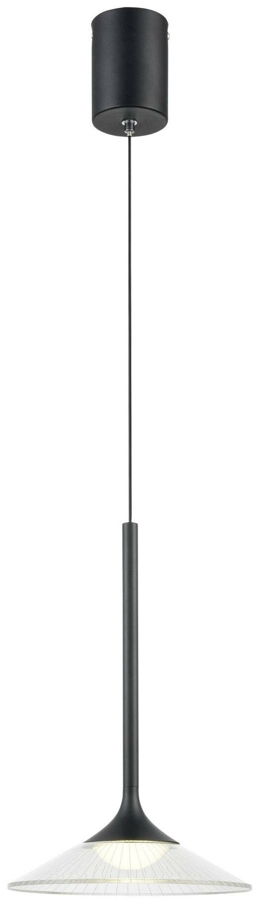 Подвесной светильник Hat, LED 5W, 3000K, Черный матовый (Luxolight, LUX03049014)