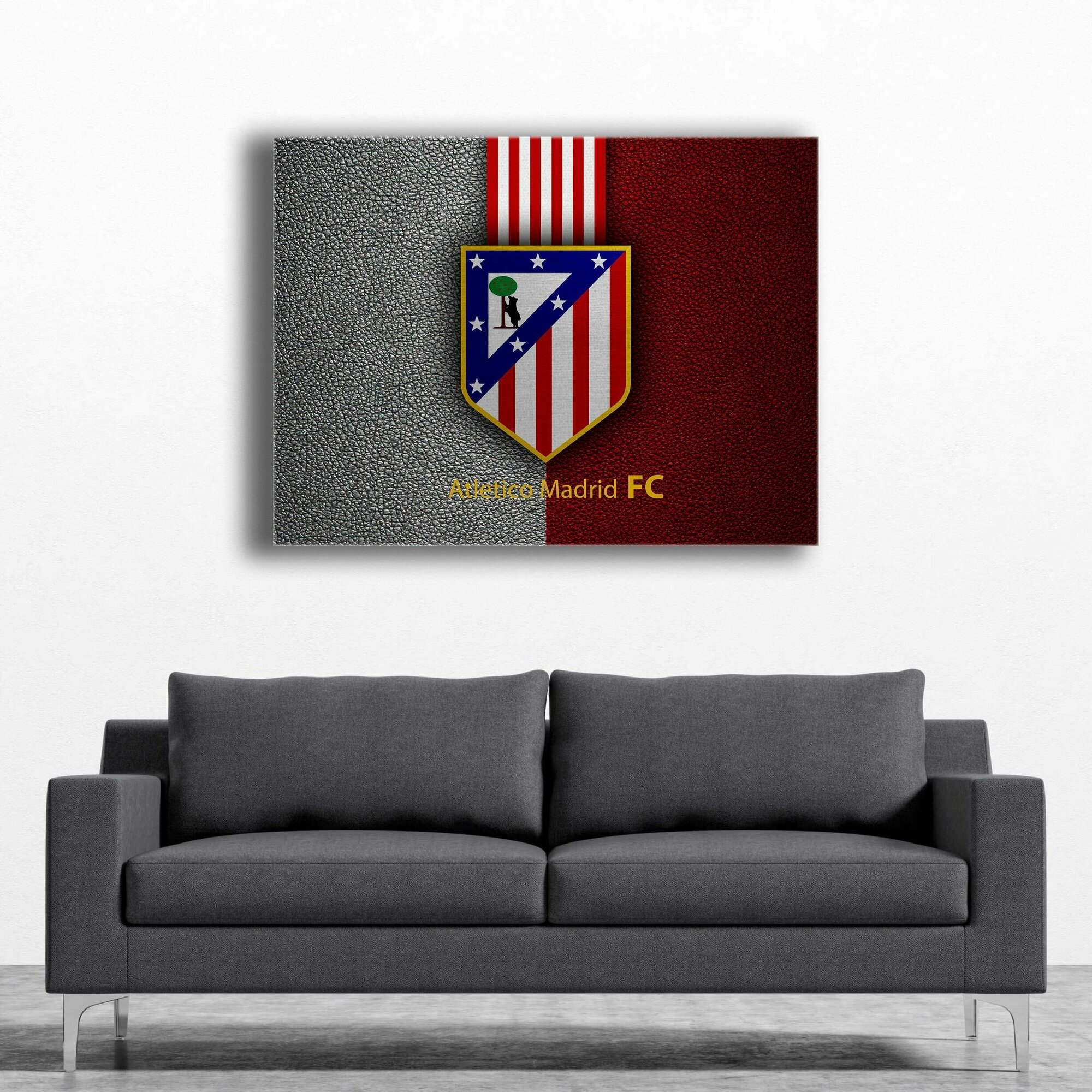 Интерьерная картина на холсте / Футбольный клуб / Атлетико Мадрид 50*70