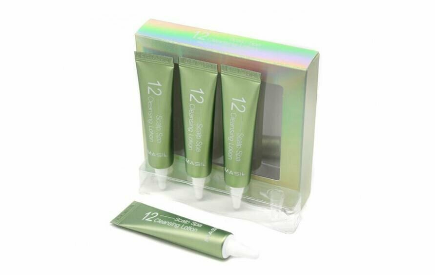 MASIL Набор масок для волос 12 SCALP SPA CLEANSING LOTION, 60мл