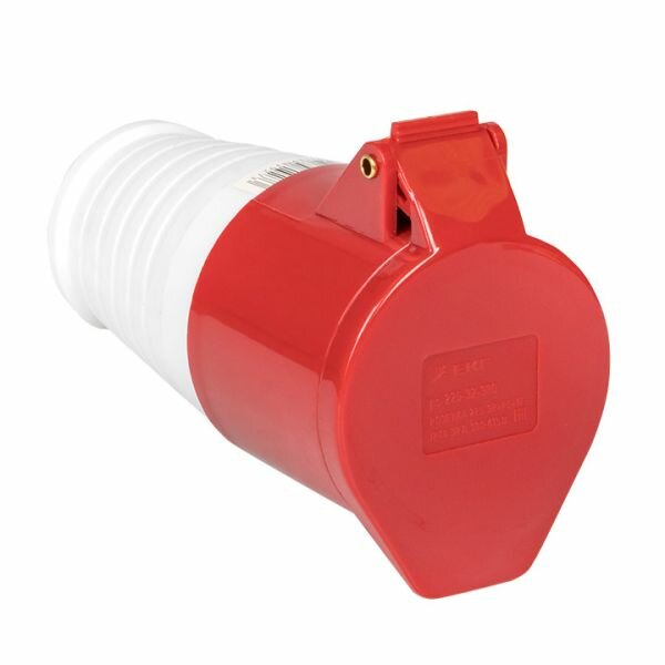 Розетка переносная 224 3Р+РЕ 32А 380В IP44 EKF, ps-224-32-380