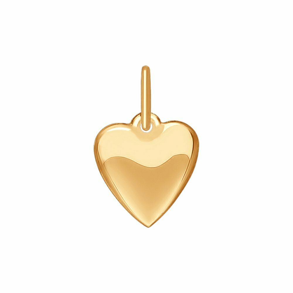 Подвеска, красное золото, 585 проба