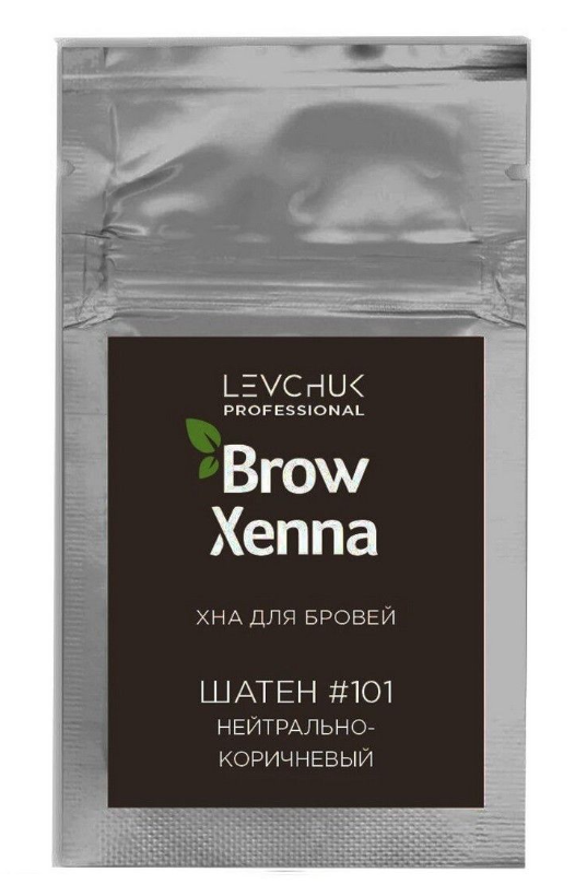 Хна для бровей BrowXenna шатен №101, 6 г