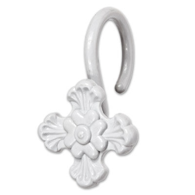 Sofi Шторный крючок для карниза пластиковый H30-MM61, комплект 10 шт, коричневый