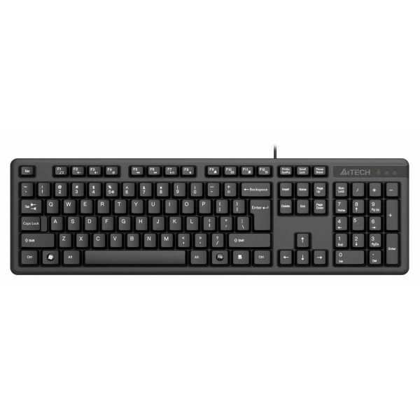 Клавиатура проводная A4Tech KR-3, USB, черный