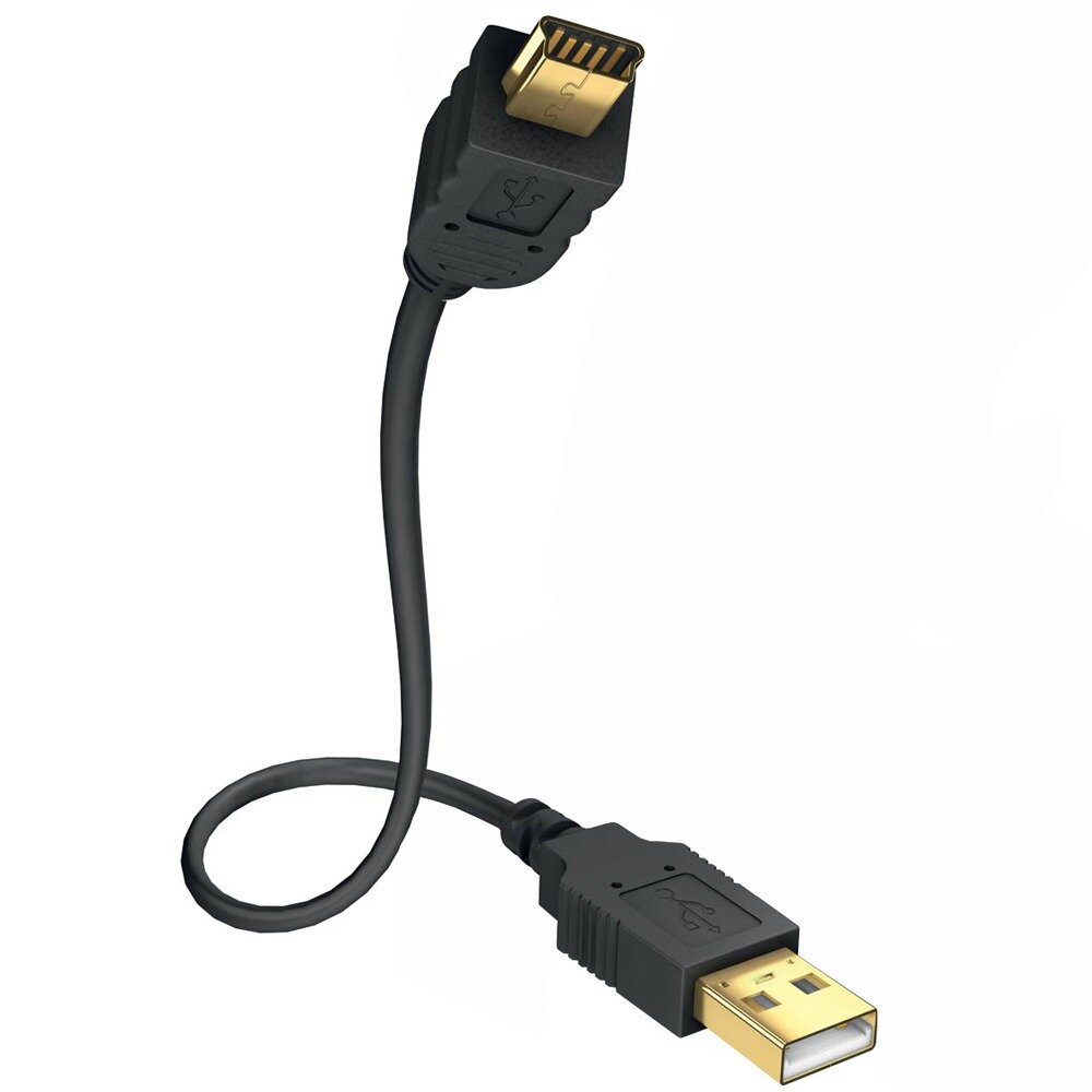 Кабель USB Type-A – Mini-B Inakustik 01070022 Premium mini USB 2.0m