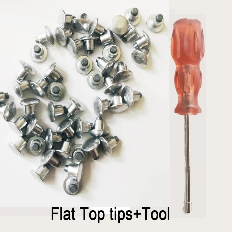 Шипы для зимних шин, 500 мм/6,5 дюйма, 0,26 шт. 500pcs Concave T